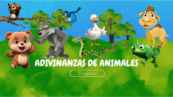 ADIVINANZAS DE ANIMALES. | Genially