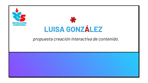 PROPUESTA LUIS GONZÁLEZ | Genially
