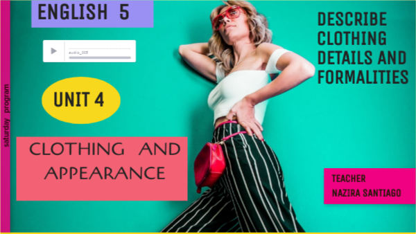 UNIT 4 CLOTHING | Genially