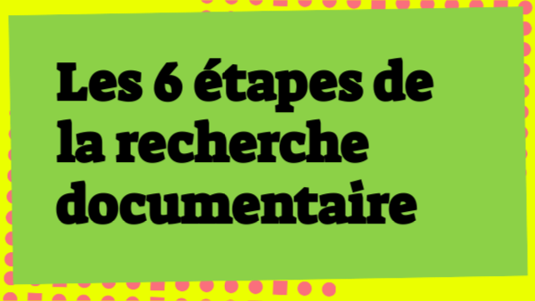 Recherche documentaire | Genially