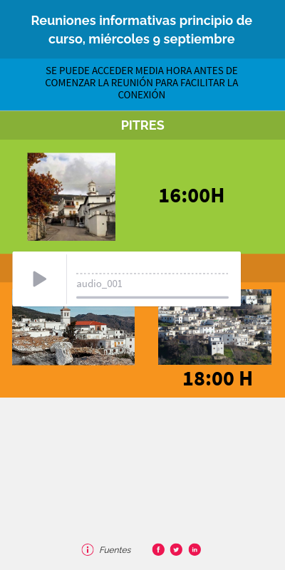Reuniones informativas | Genially