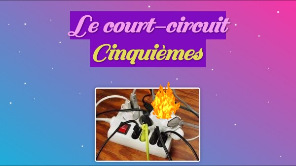 5èmes - Le court circuit | Genially