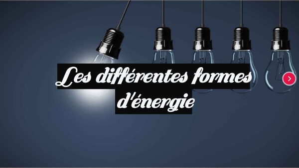 3èmes- les différentes formes d'énergie | Genially