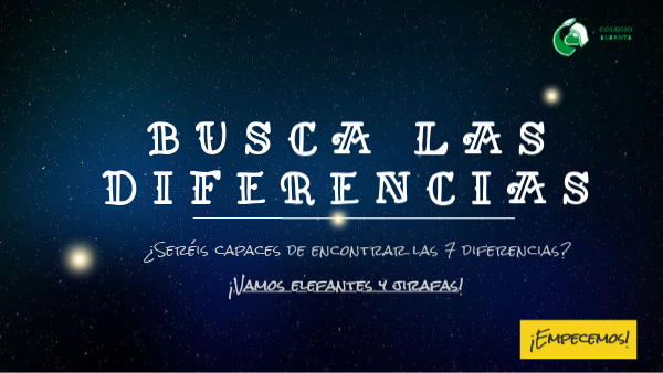 Busca las diferencias espaciales | Genially