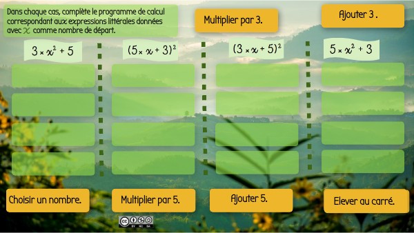 4CL Retrouver le programme de calcul | Genially