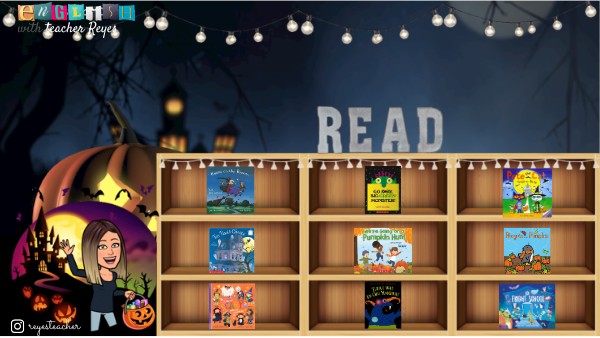Halloween Library | Genially