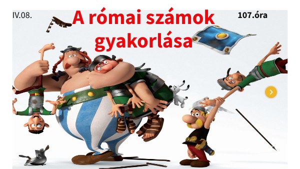 A római számok-gyakorlás | Genially