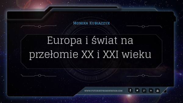 XXLO Europa i świat na przełomie xx i xxi wieku | Genially