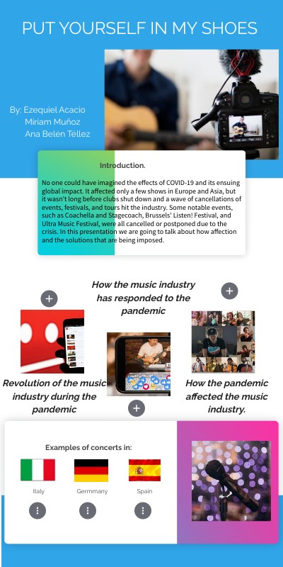 Put yourself in my shoes (Music) | Genially