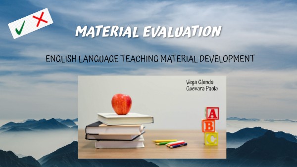 ELT MATERIAL DEVELOMENT