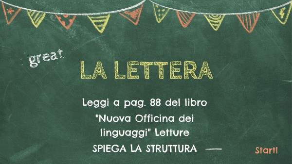 LA LETTERA | Genially