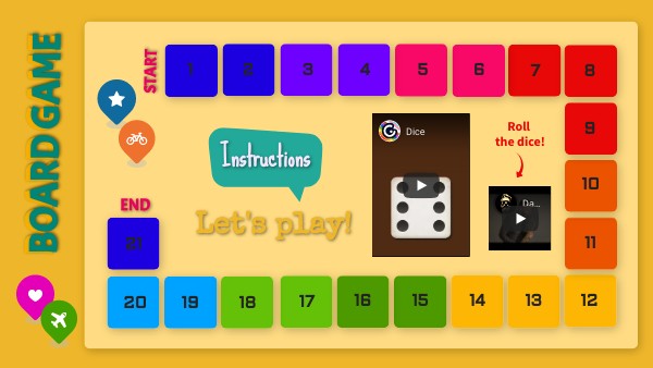 Math Game board for KIDS! | Genially