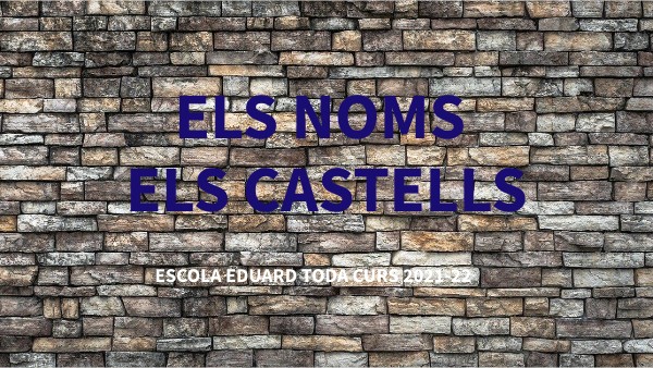 ELS NOMS DELS CASTELLS | Genially