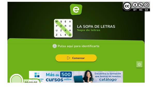 SOPA DE LETRAS | Genially