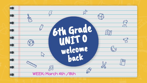 6th Grade (March 4th/8th) | Genially
