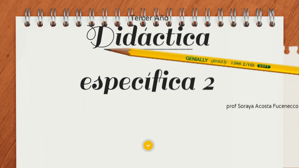 didáctica específica 2