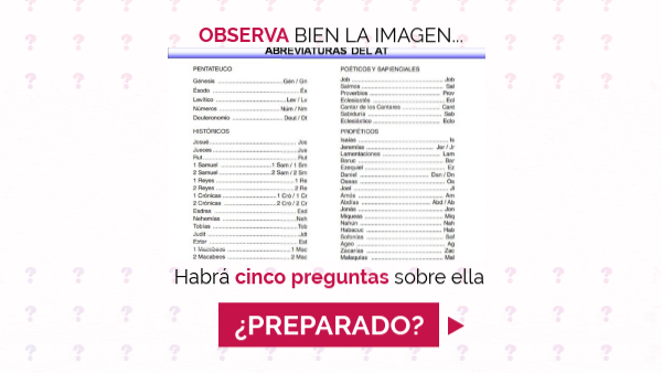 Descubriendo La Biblia | Genially