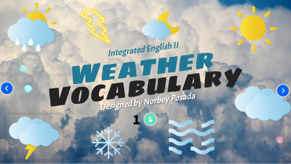 Weather vocabulary