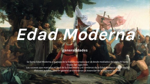 Edad Moderna