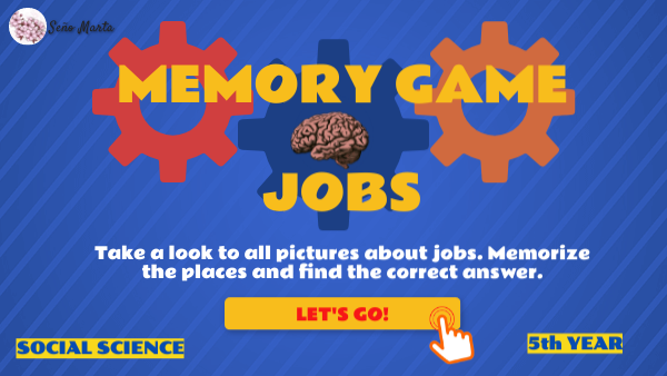 MEMORY GAME - JOBS - 5º DE PRIMARIA