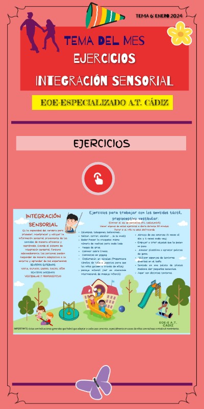 TEMA MES 6: EJERCICIOS INTEGRACIÓN SENSORIAL | Genially