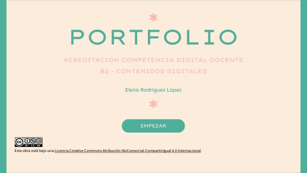 B2 - PORTFOLIO COMPETENCIA DIGITAL DOCENTE | Genially