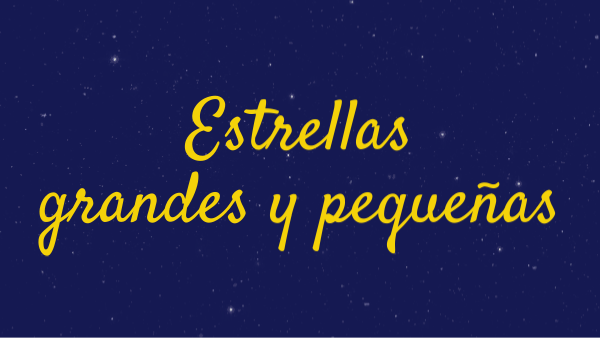 Estrellas | Genially