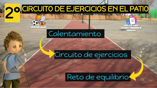 2 CIRCUITO EJERCICIOS EN EL PATIO | Genially