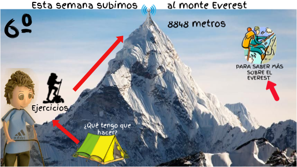 6 ESTA SEMANA SUBIMOS AL MONTE EVEREST