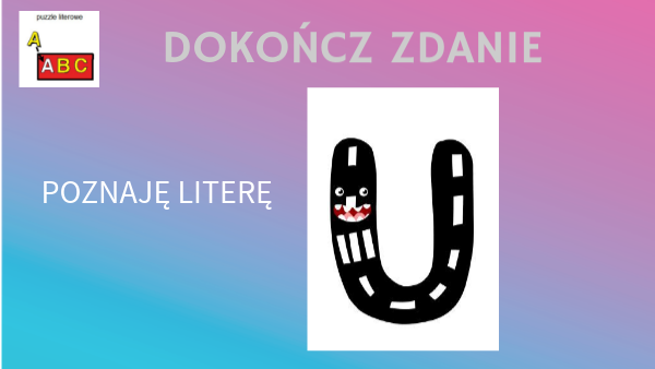 LITERA U , WERSJA DLA SZYMKA