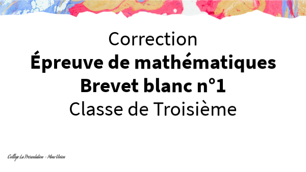 BB1 2021 correction | Genially