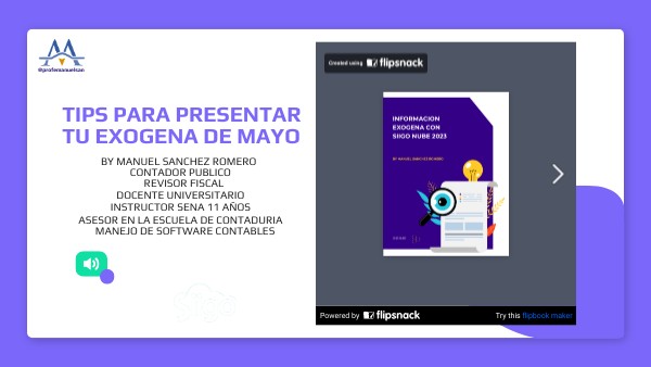 TIPS PARA PRESENTAR TU EXOGENA DE MAYO | Genially