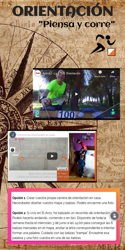 Orientación en El Arco | Genially