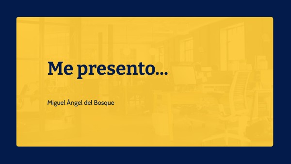 Me presento 2022 | Genially