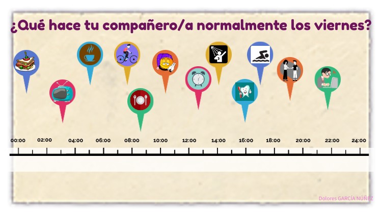 ELE_A1 / Rutina diaria | Genially