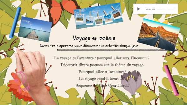 Voyage en poésie | Genially