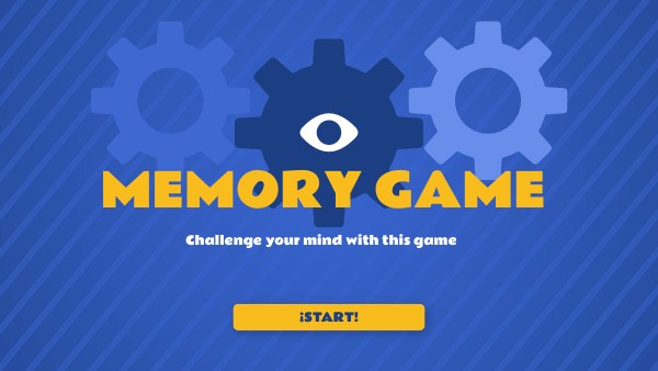 Memory game | Genially