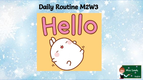 Daily Routine M2 W2 | Genially