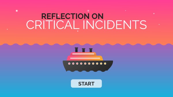 Reflection on critical incidents