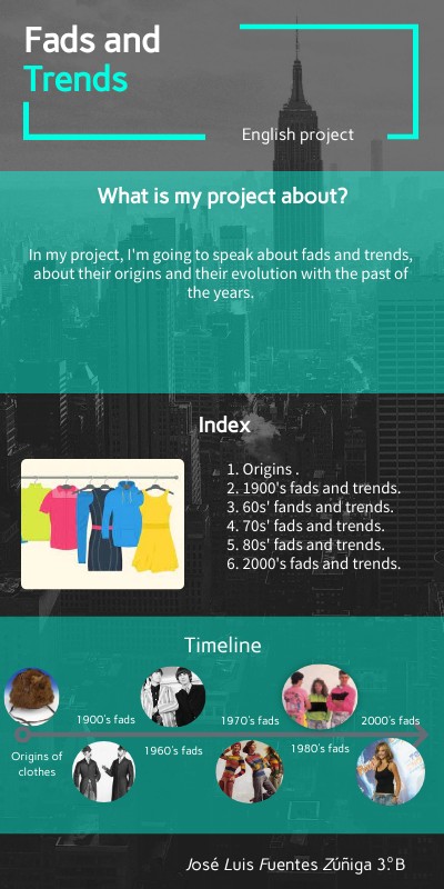 Fads and trends- English project. | Genially