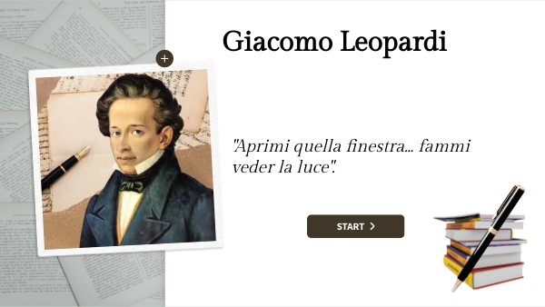 Giacomo Leopardi | Genially