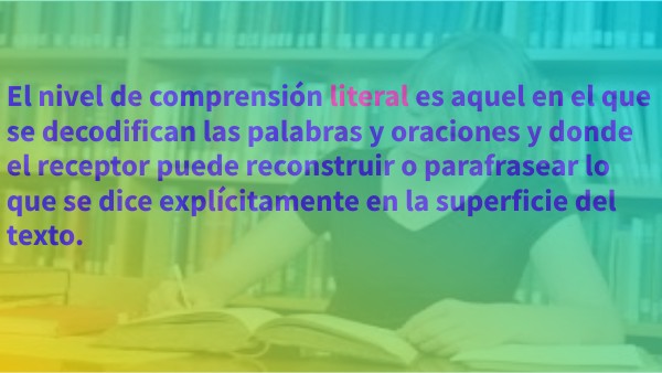 NIVELES DE LECTURA | Genially