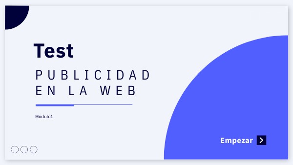 Modulo 1, Publicidad en la web | Genially