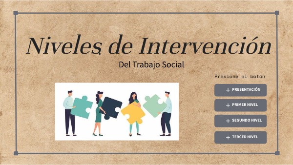 Niveles de intervención social | Genially