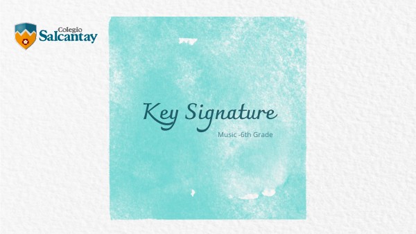 Key signature -6th | Genially