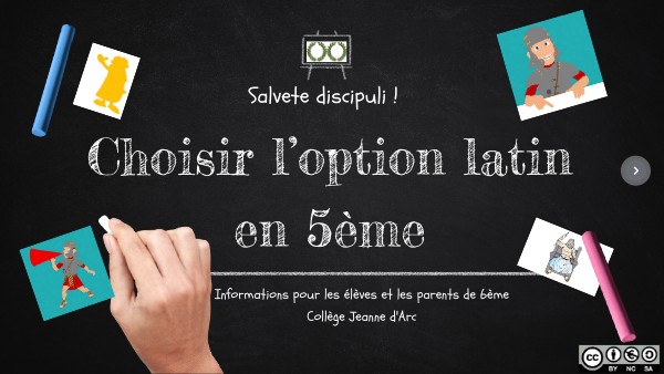 Copie - Présentation Option Latin Clg | Genially