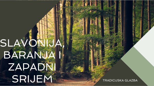 TRADICIJSKA GLAZBA SLAVONIJE, BARANJE I ZAPADNOG SRIJEMA | Genially