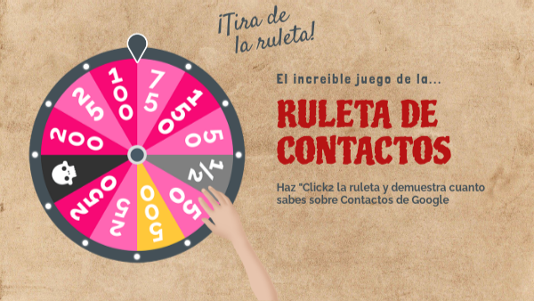 La ruleta de los contactos | Genially