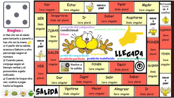 Juego de verbos con Gaturro | Genially