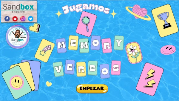 JUEGO MEMORY VERBOS COPIE | Genially